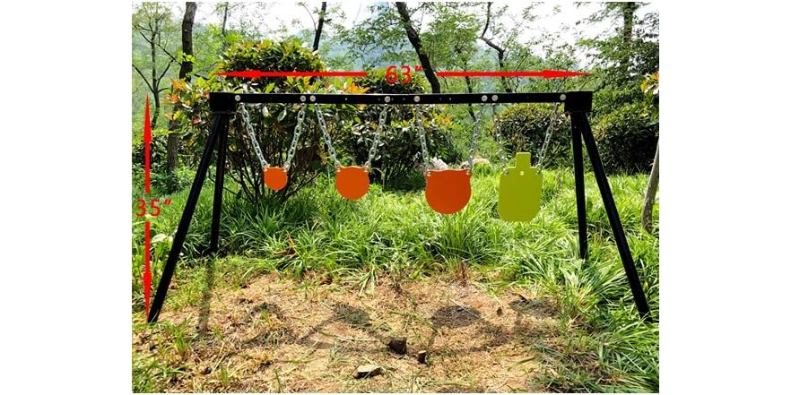 Highwild 5 Piece Steel Target Stand AR500