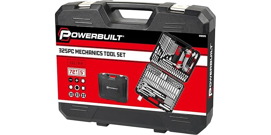 Powerbuilt 325 Piece Deluxe Tools Set