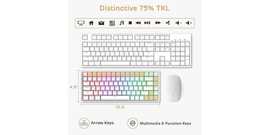 Royal Kludge RK84 Mechanical Keyboard (Open Box)