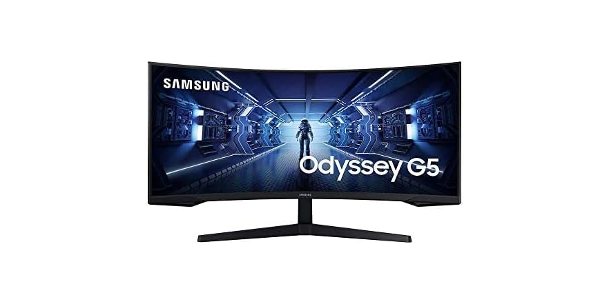 SAMSUNG 34" Odyssey G5 Ultra-Wide Gaming Monitor (Open Box)