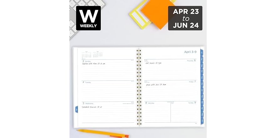 Mead 2023-2024 Colorful Academic Planner