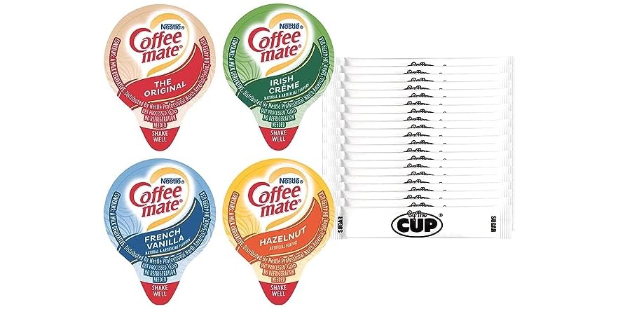 Coffee mate Liquid .375oz Variety Pack 100 Ct