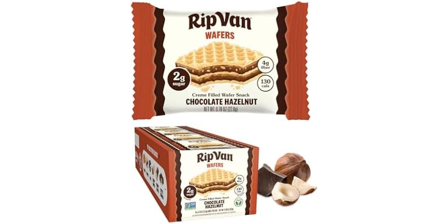 (36ct) Rip Van Wafer Cookies - Chocolate Hazelnut