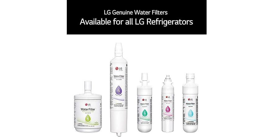 LG LT700P- 2 Pack Refrigerator Water Filter