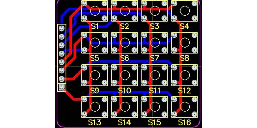 DAOKI 5Pcs Keypad Mcu Keyboard Module