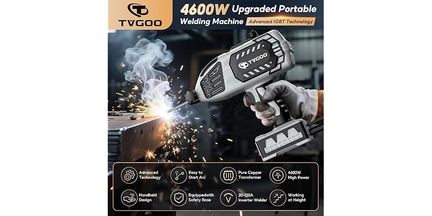 Portable Handheld Welding Machine | 20-120A ARC
