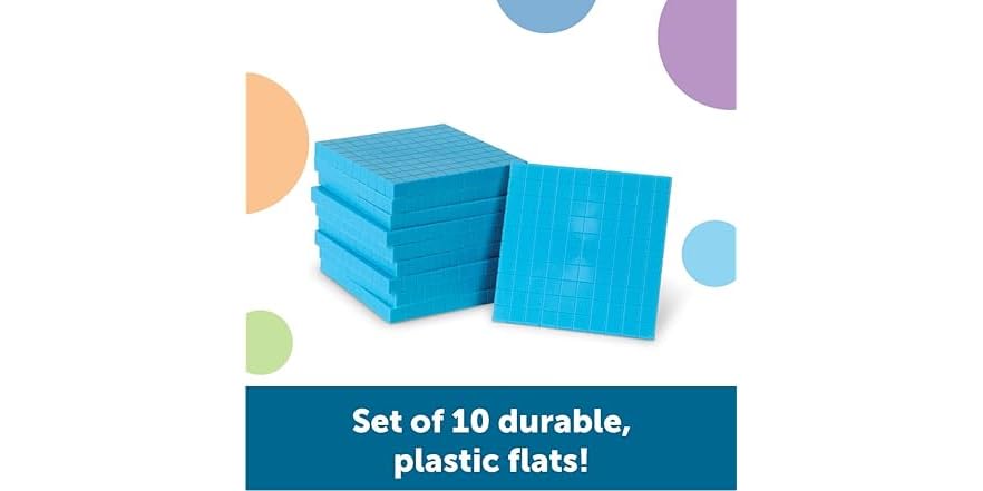 Plastic Base Ten Flats
