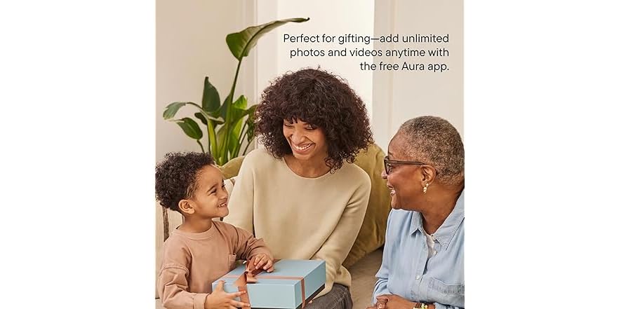 (NEW) AURA Mason 9" WiFi Digital Picture Frame