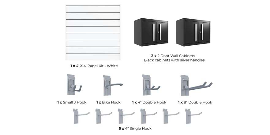 CrownWall 4'x 4' Panel and Cabinet Bundle