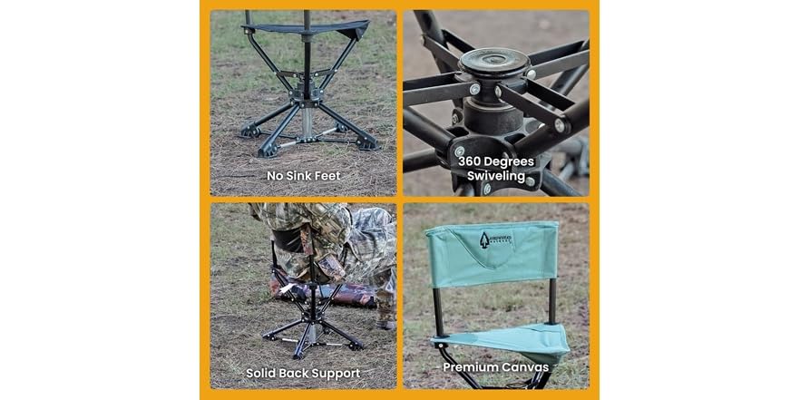 ARROWHEAD OUTDOOR Swivel Hunting Stool