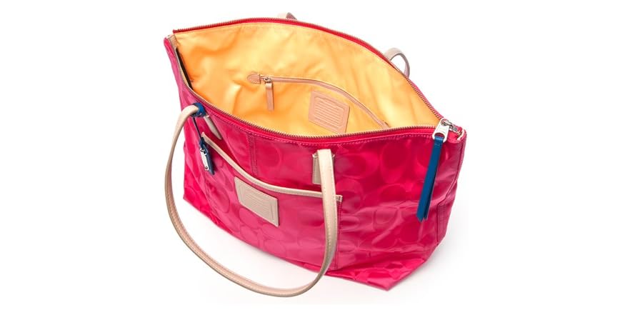 Coach Legacy Weekend Signature E/W Tote, Pink