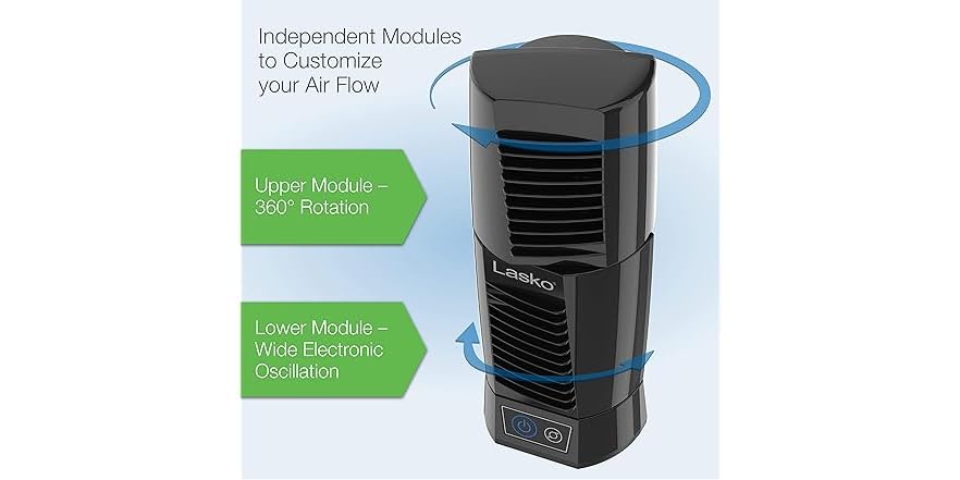 Lasko Personal Oscillating Table Fan