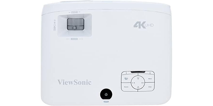 ViewSonic PX747-4K Projector, 3500 Lumens, HDR Support, Dual HDMI