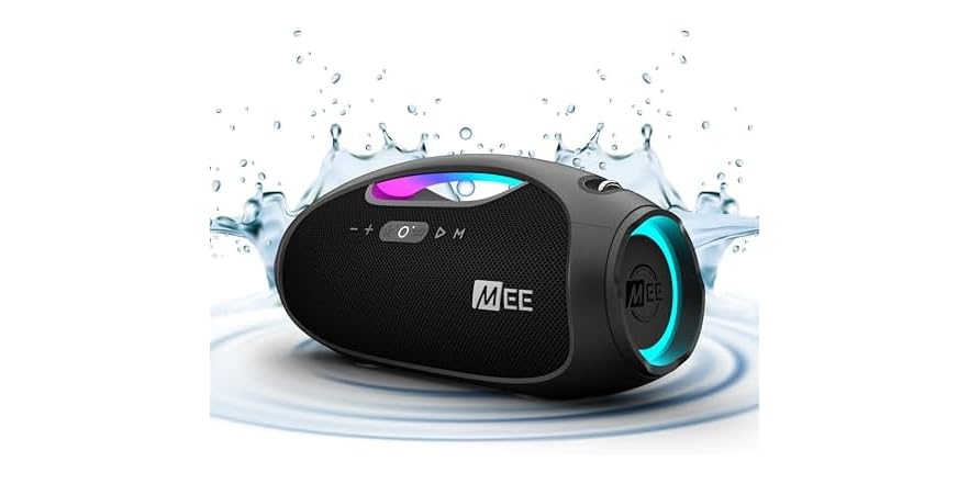 (NEW) MEE 60W RMS PartySPKR Bluetooth Wireless Speaker (Open Box)