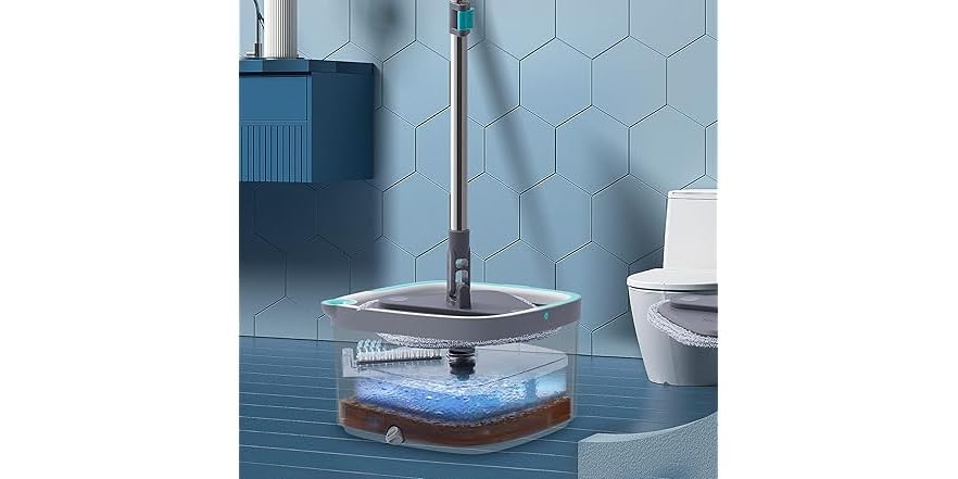 True & Tidy True Clean Square Mop & Bucket