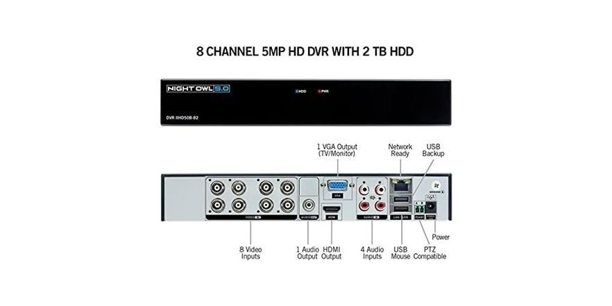 Night Owl HD System w/ DVR & 8 Cameras