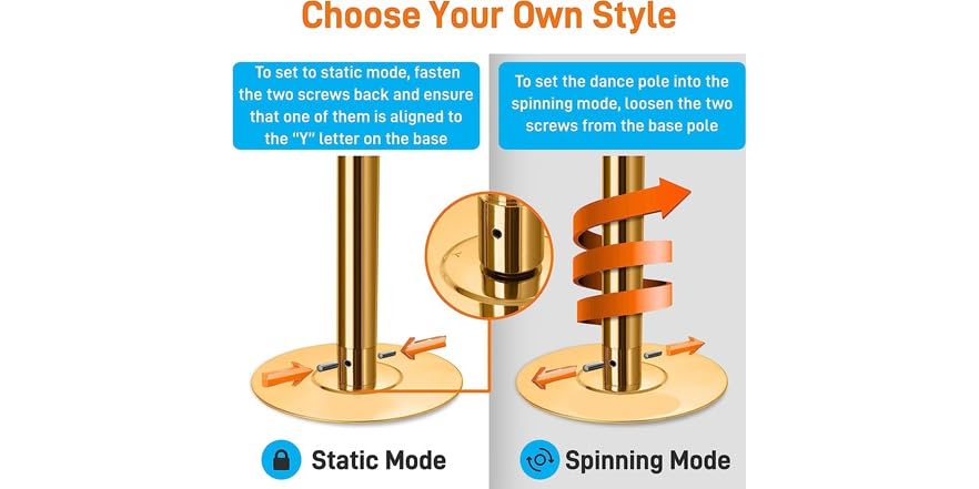 Professional Upgrade Spinning Dance Pole