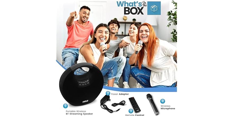 (NEW) Pyle Mini IPX4 Waterproof Wireless Portable Bluetooth Speaker