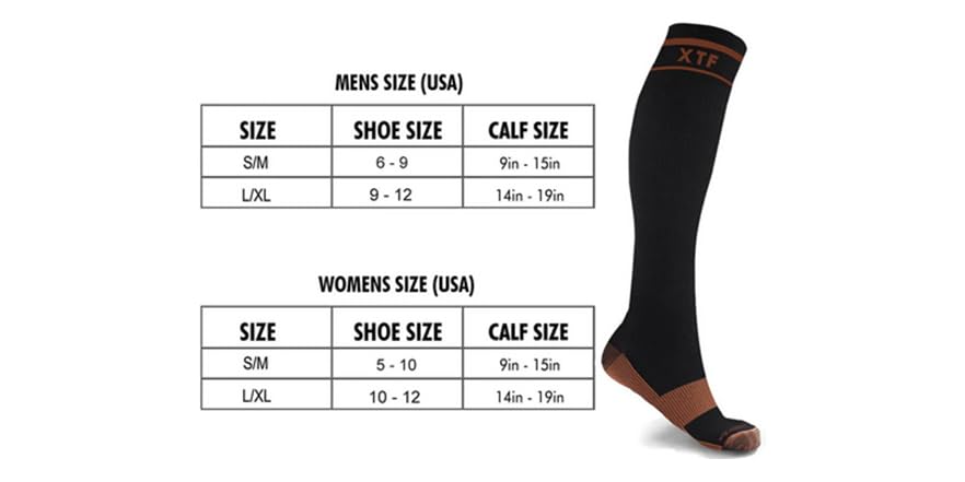 Copper Infused KneeHigh Compression Sock
