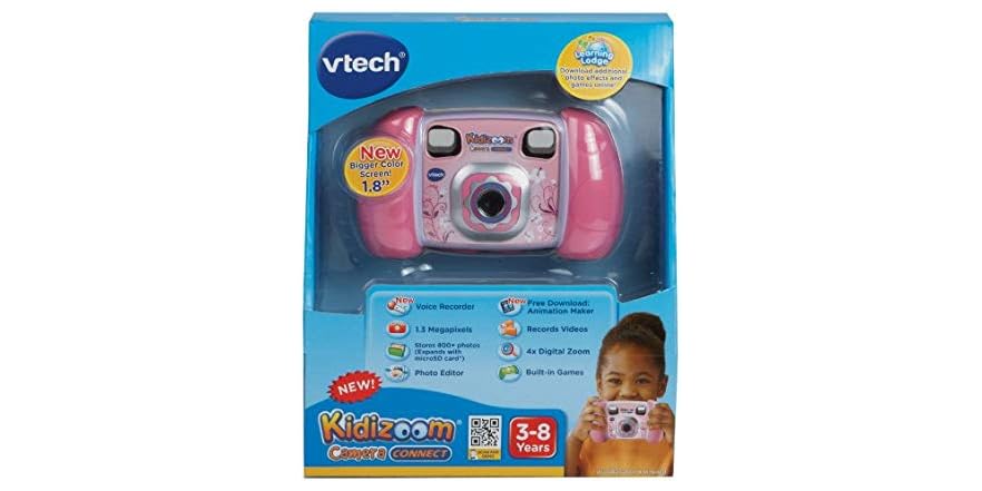 VTech Kidizoom Camera Connect, Pink