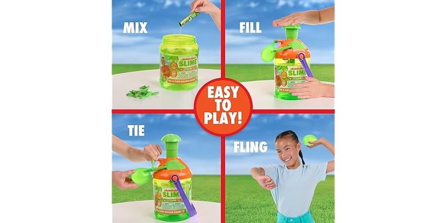 Nickelodeon Slime Balloon Bucket