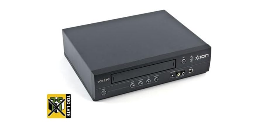 ION Audio VCR 2 PC USB VHS Video to Computer Converter