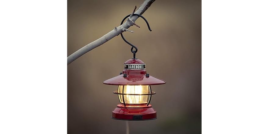 Barebones Edison Mini Lantern(Red)