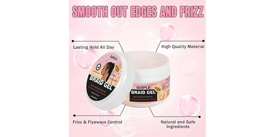 Goiple 2 Pack Braid Gel 8.8oz