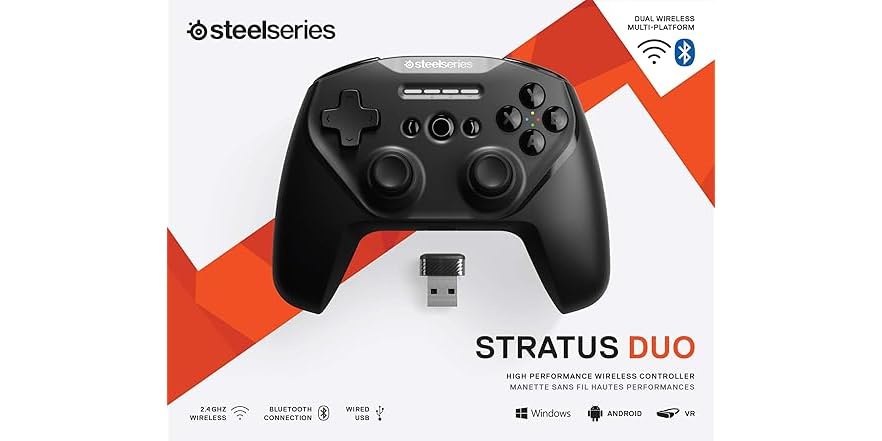 SteelSeries Wireless Gaming Controller Black