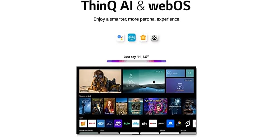 LG B2 Series OLED Smart TV (Refurbished) **STAND NOT INCLUDED**