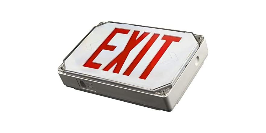 Red Exterior Exit Sign