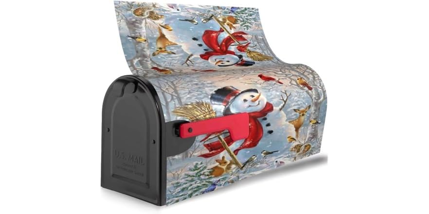 Magnetic Snowman Mailbox Cover