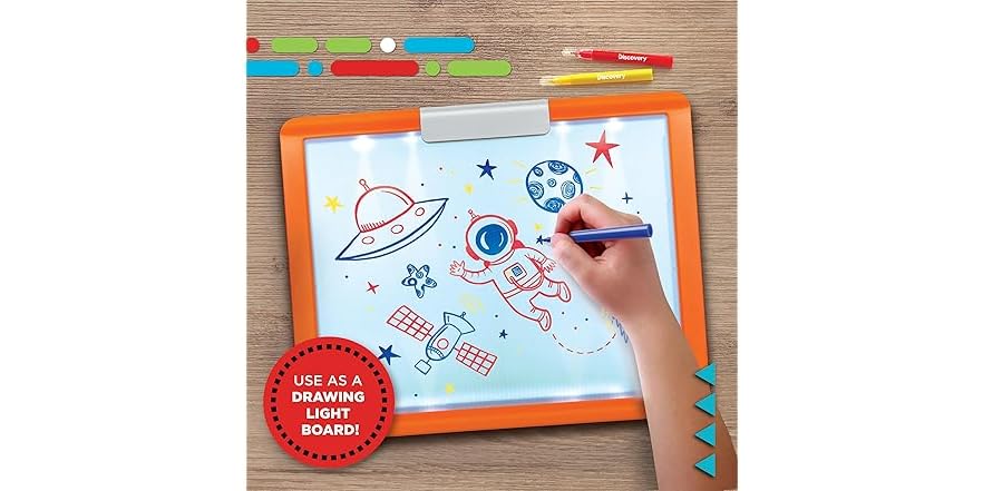 Discovery Kids LED Tracing Tablet, 26-Pc Set