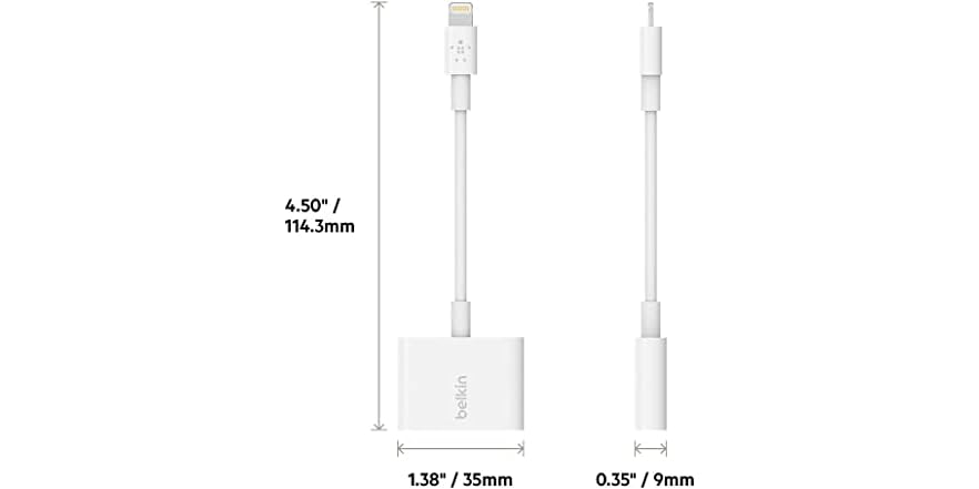 Belkin Lightning Audio + Charge Rockstar iPhone Adapter
