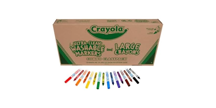 Crayola Crayons & Washable Markers (256 Count)