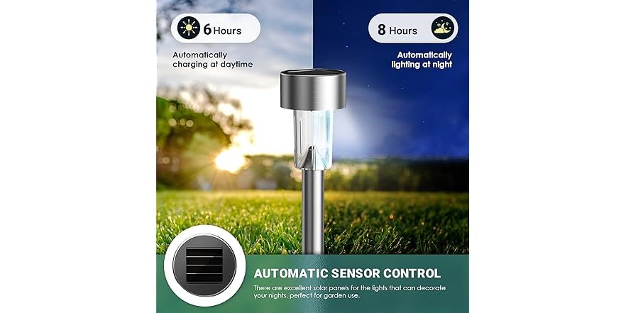 (16 Pack) GIGALUMI Solar Lights