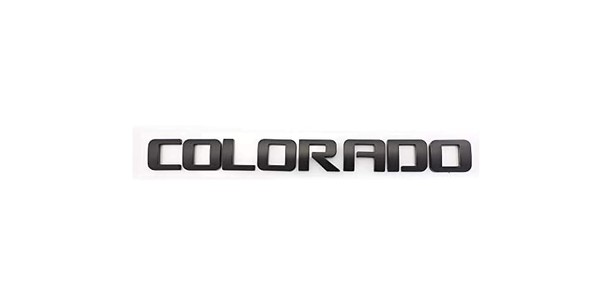 COLORADO 3D Letters Nameplate