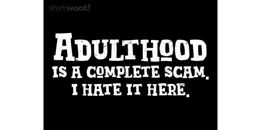 Adulthood Is A Scam