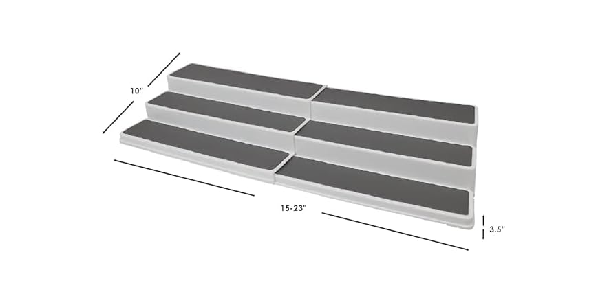 Home Basics 3-Tiered Expandable Rack