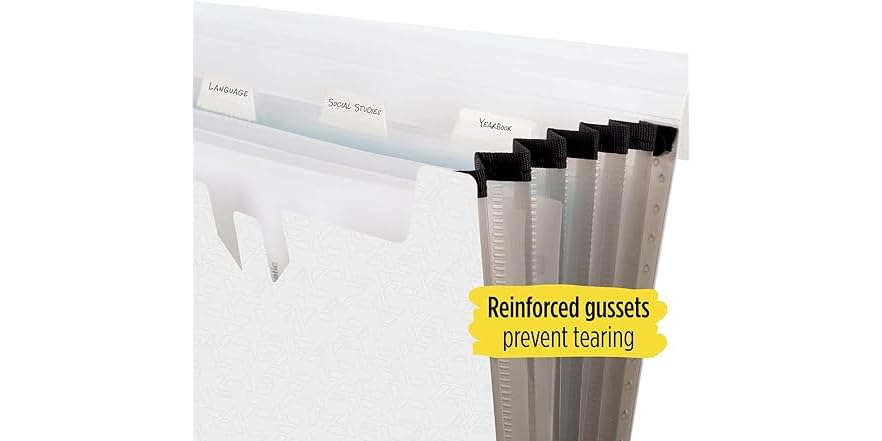 Five Star 6 Pocket File Organizer