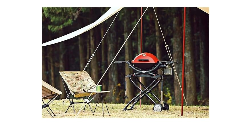 Weber Q Portable Cart, Black, for Q 1000 and 2000