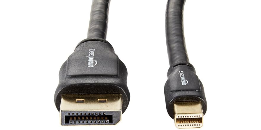 AmazonBasics Mini DisplayPort to DisplayPort 6ft Cable