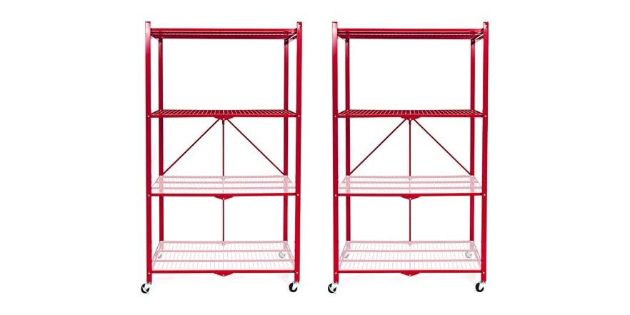 Origami Set of 2 Pop-It 4-Tier Shelves