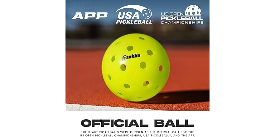 Franklin Sports X-40 Pickleballs - 400 Bulk Pack