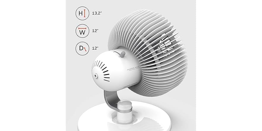 Sharper Image Whole Room Swivel Fan