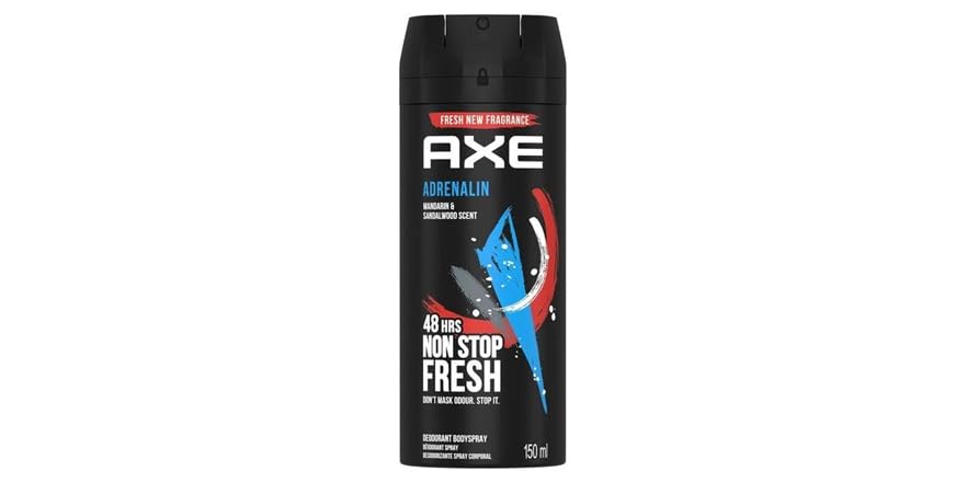 6 Pack AXE Body Spray Variety Pack