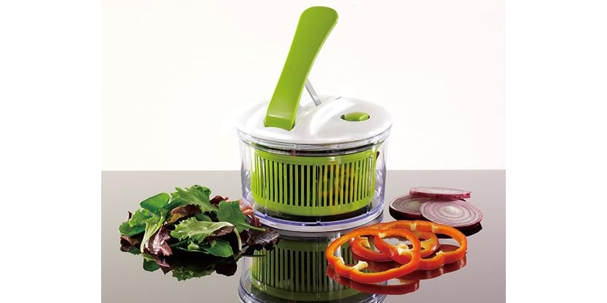 Mini Lever One-Push Salad Spinner