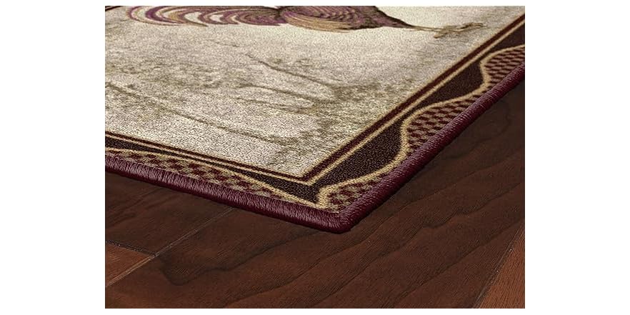 Brumlow Mills Tall Rooster Area Rug