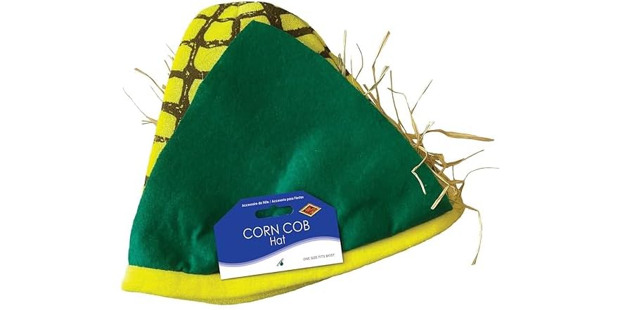 Plush Corn Cob Party Hat