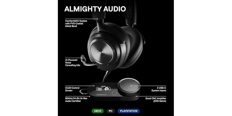 SteelSeries Arctis Nova Pro Gaming Headset (Open Box)